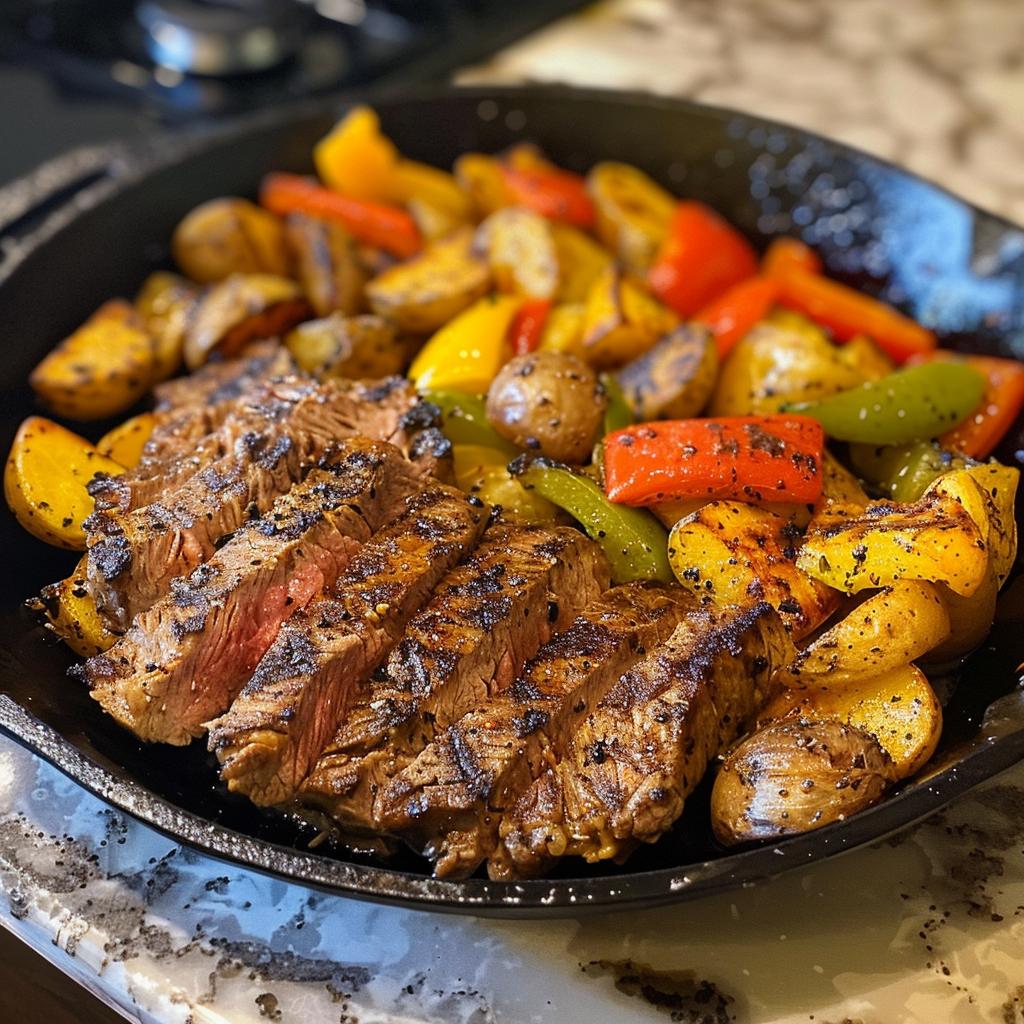 30-Minute Steak and Potato Fall Skillet That Melts Hearts
