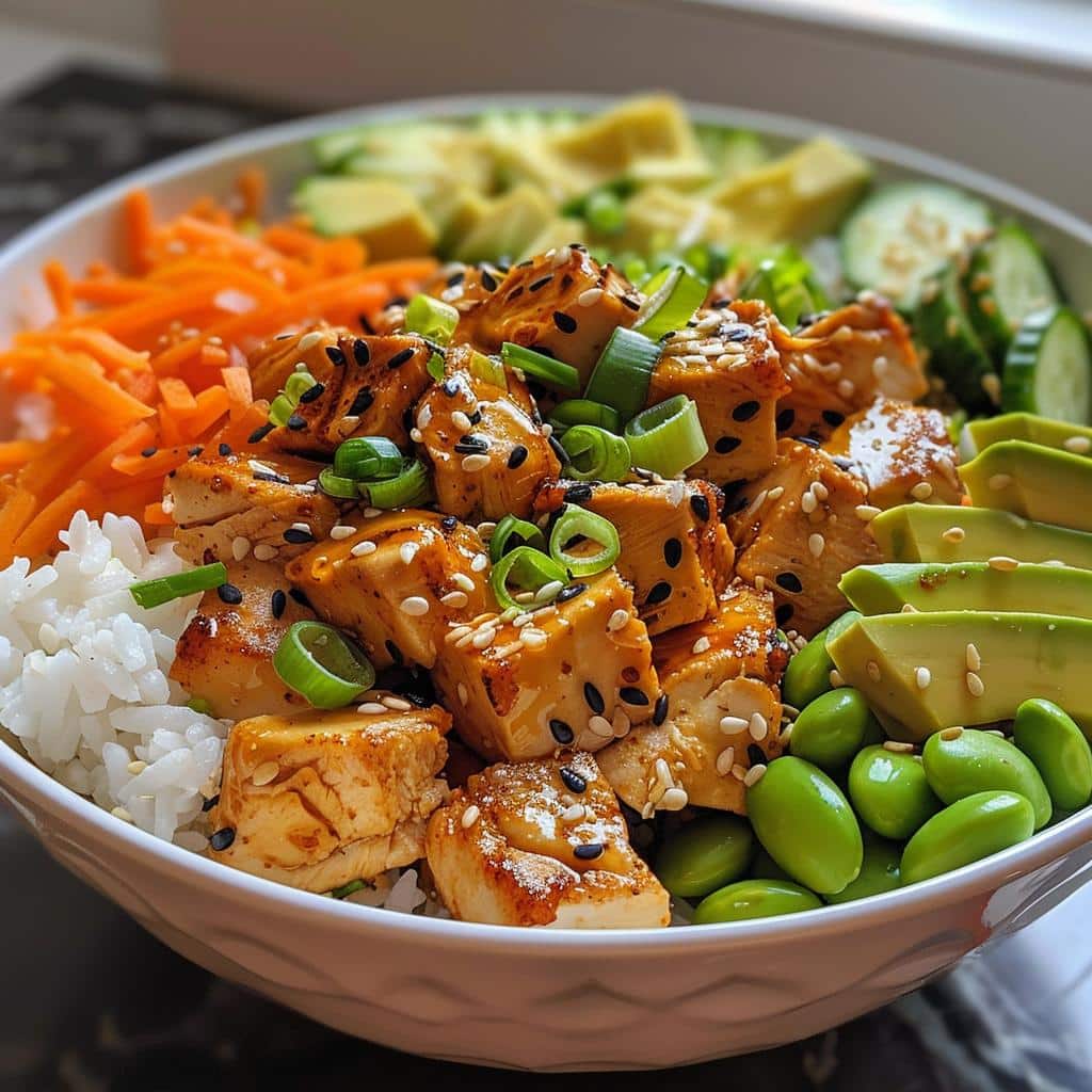 30-Minute Summer Chicken Poke Bowl You'll Crave Daily