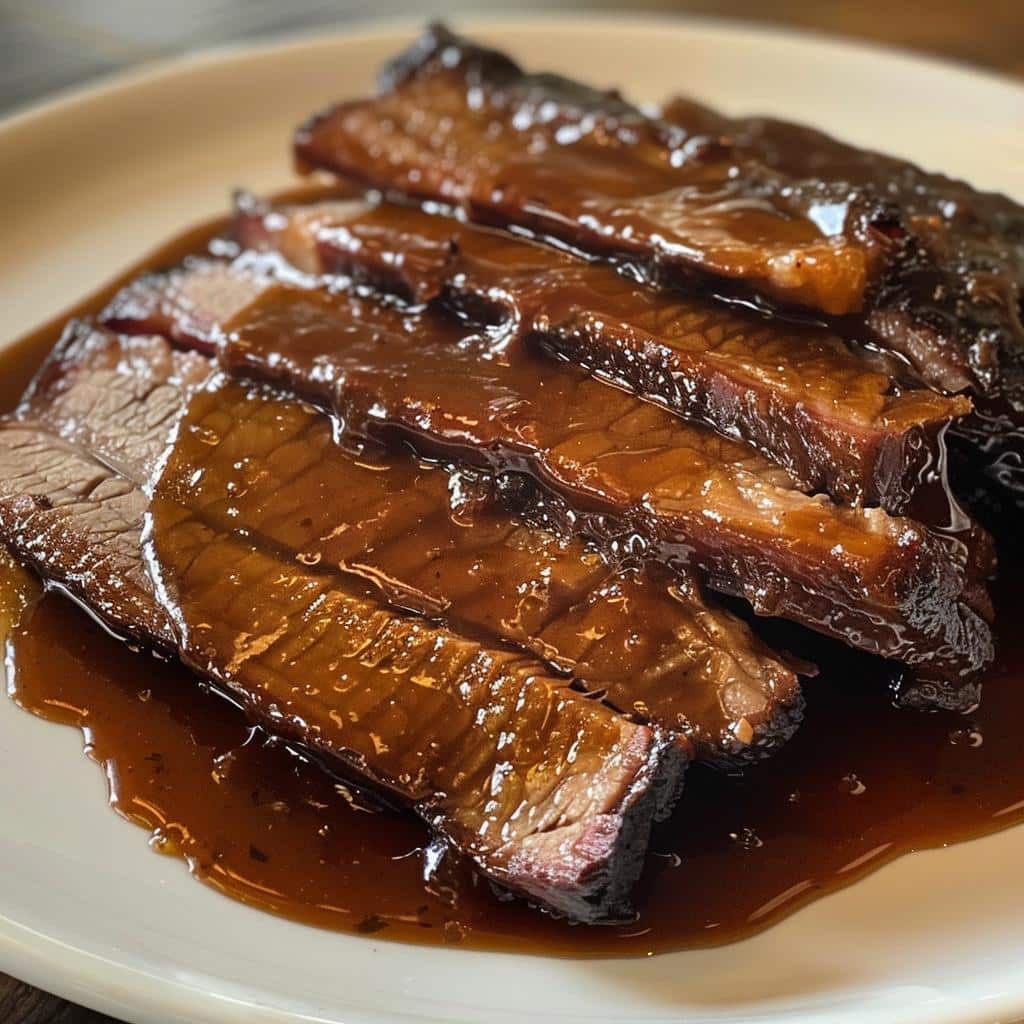 Irresistible 4-Hour Tender Brisket with Homemade Barbecue Sauce