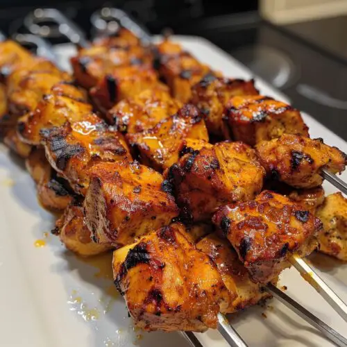 Zesty Cowboy Butter Chicken Skewers in 15 Minutes!