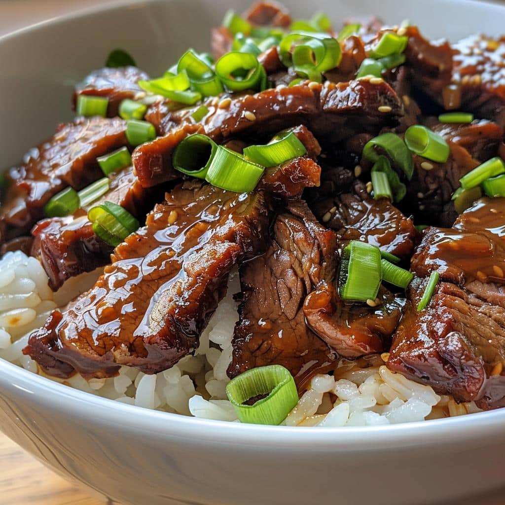 20-Minute Beef Rice Bowl Recipe - Savory Perfection