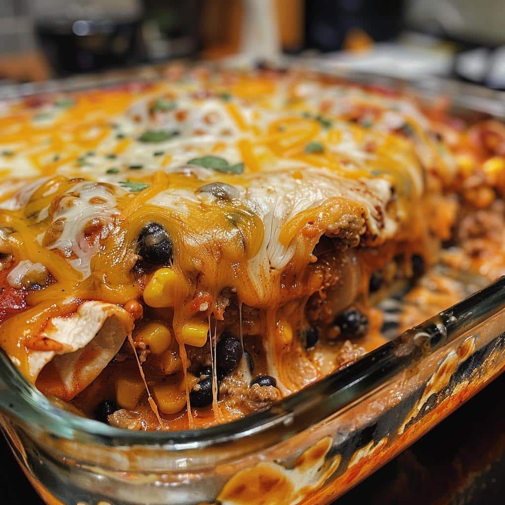 Irresistible 30-Minute Enchilada Casserole Recipe