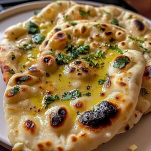 Perfectly Soft Authentic Artisan Garlic Naan Recipe With 4 Garlic Cloves