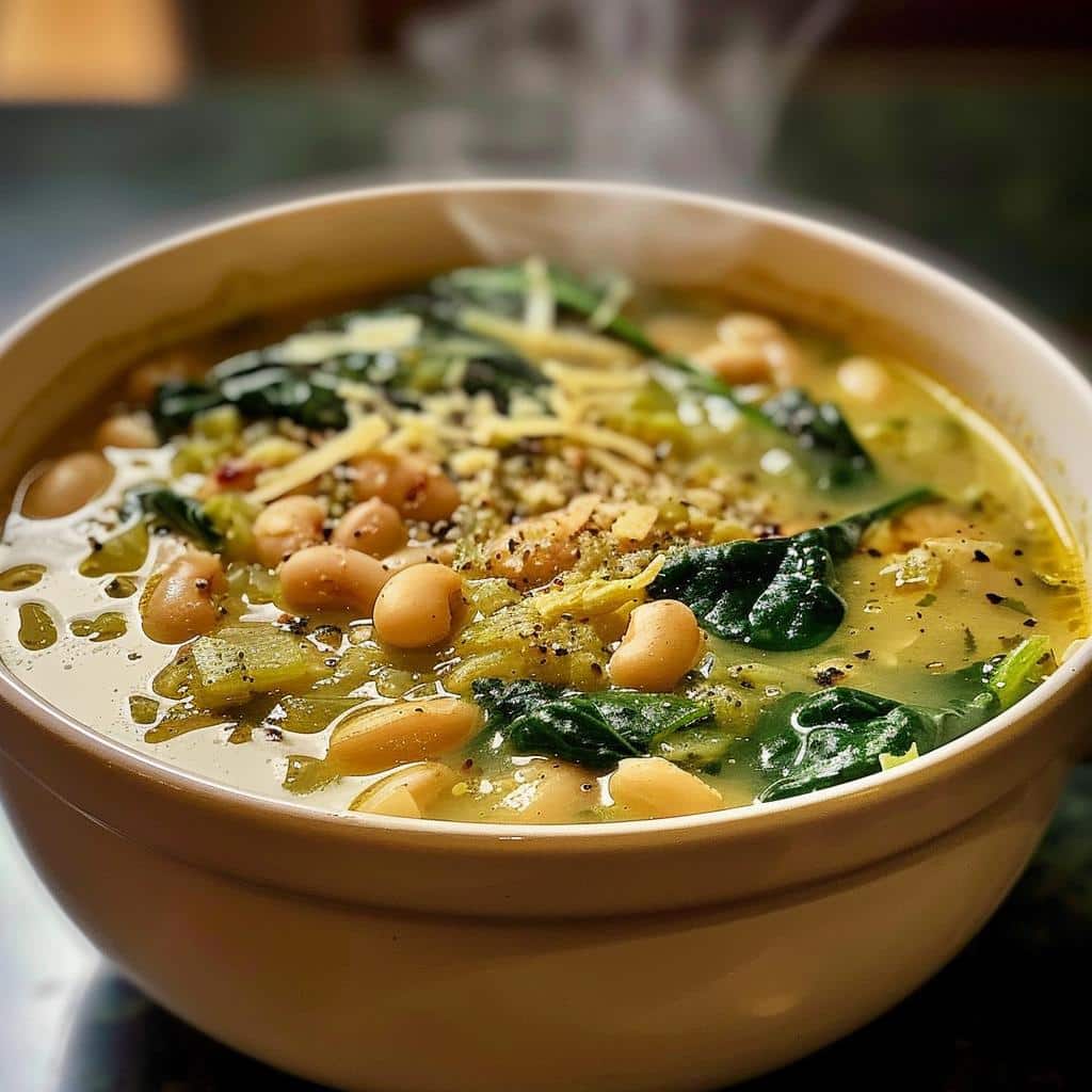 Creamy Cannellini Spinach Soup Ready in 30 Minutes