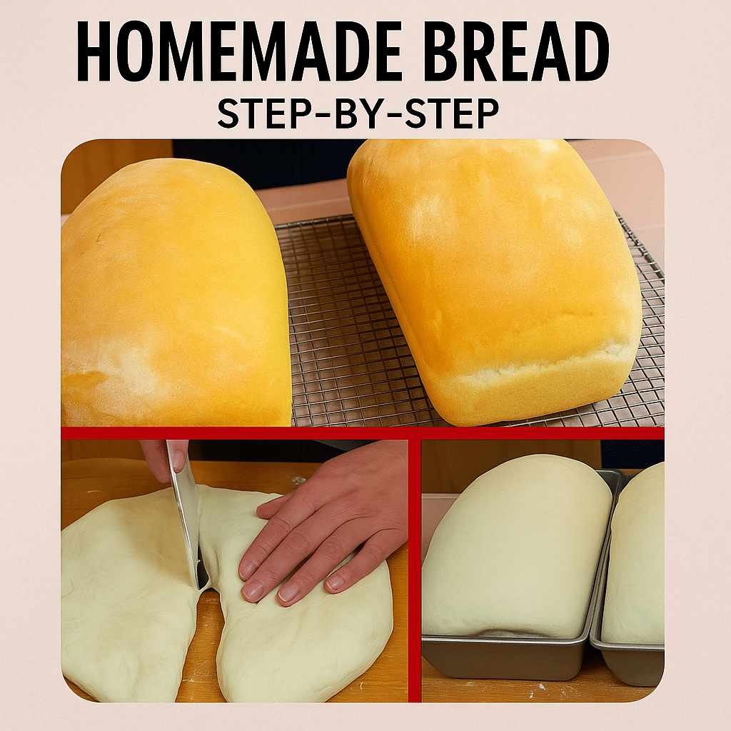 Homemade Bread for Beginners – Soft, Fluffy, and Foolproof