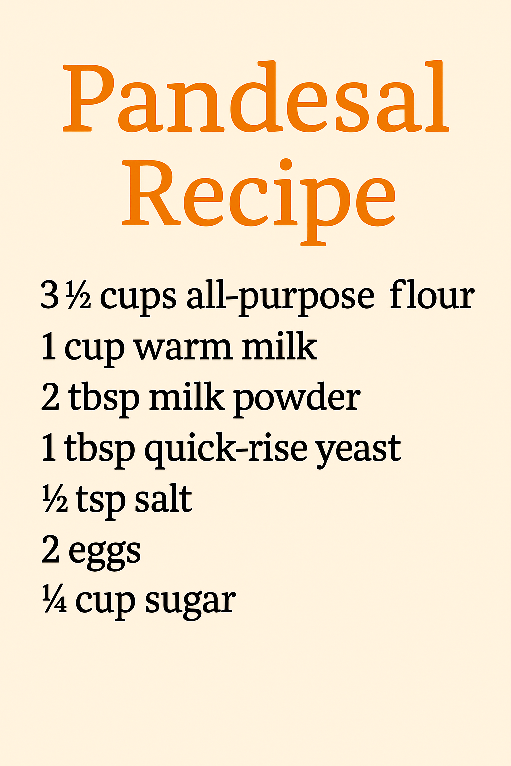 Pandesal – The Beloved Filipino Bread Roll