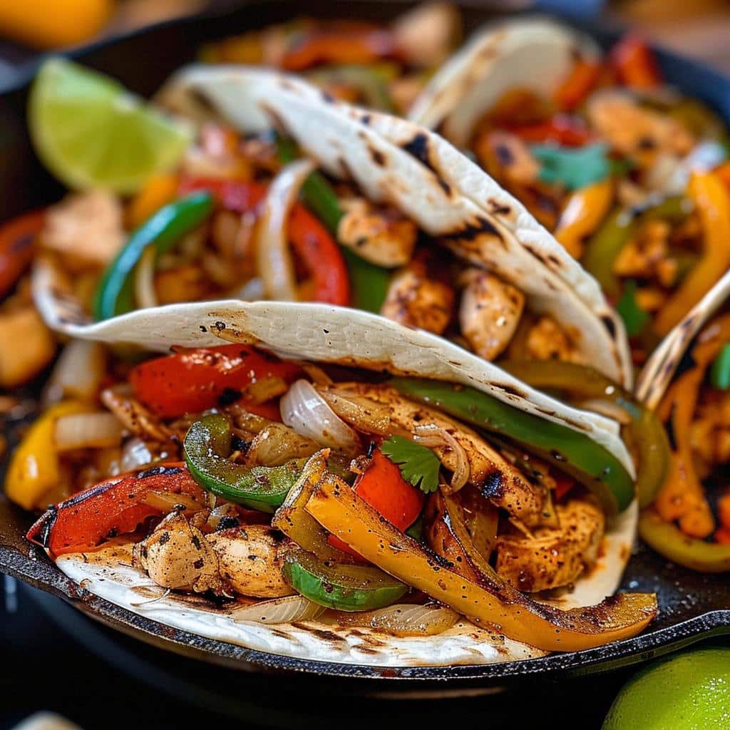 25-Minute Chicken Fajitas Bursting with Bold Flavor