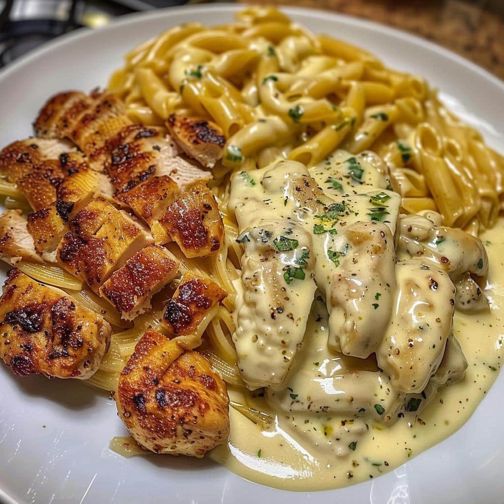 Creamy 30-Minute Chicken Pasta with Alfredo & Cheese Bliss