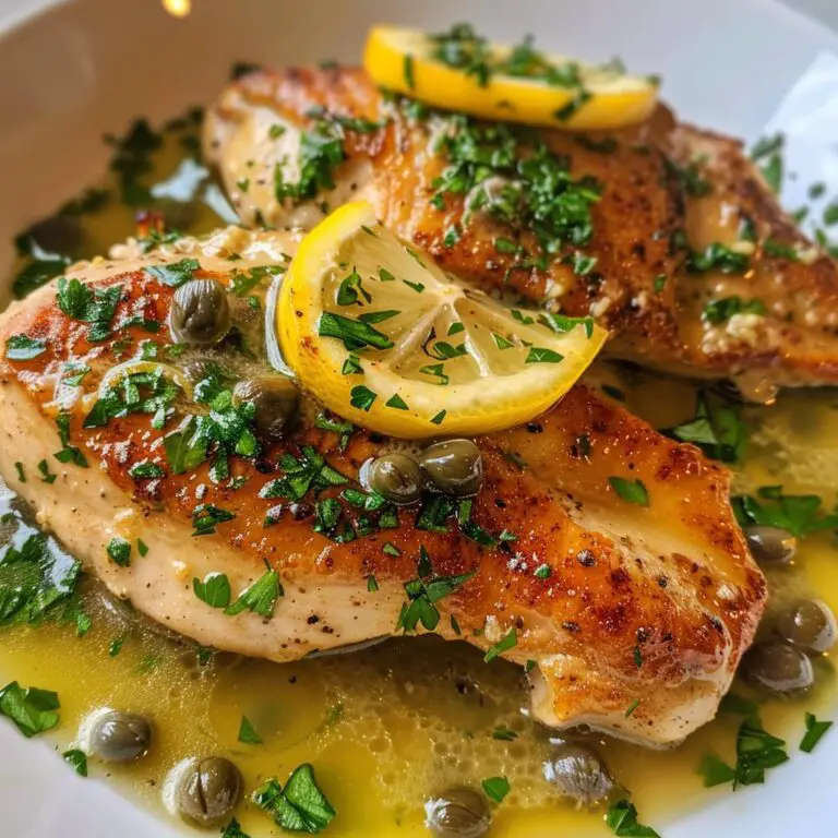 25-Minute Chicken Piccata with Lemon and Capers - Irresistible Flavor!