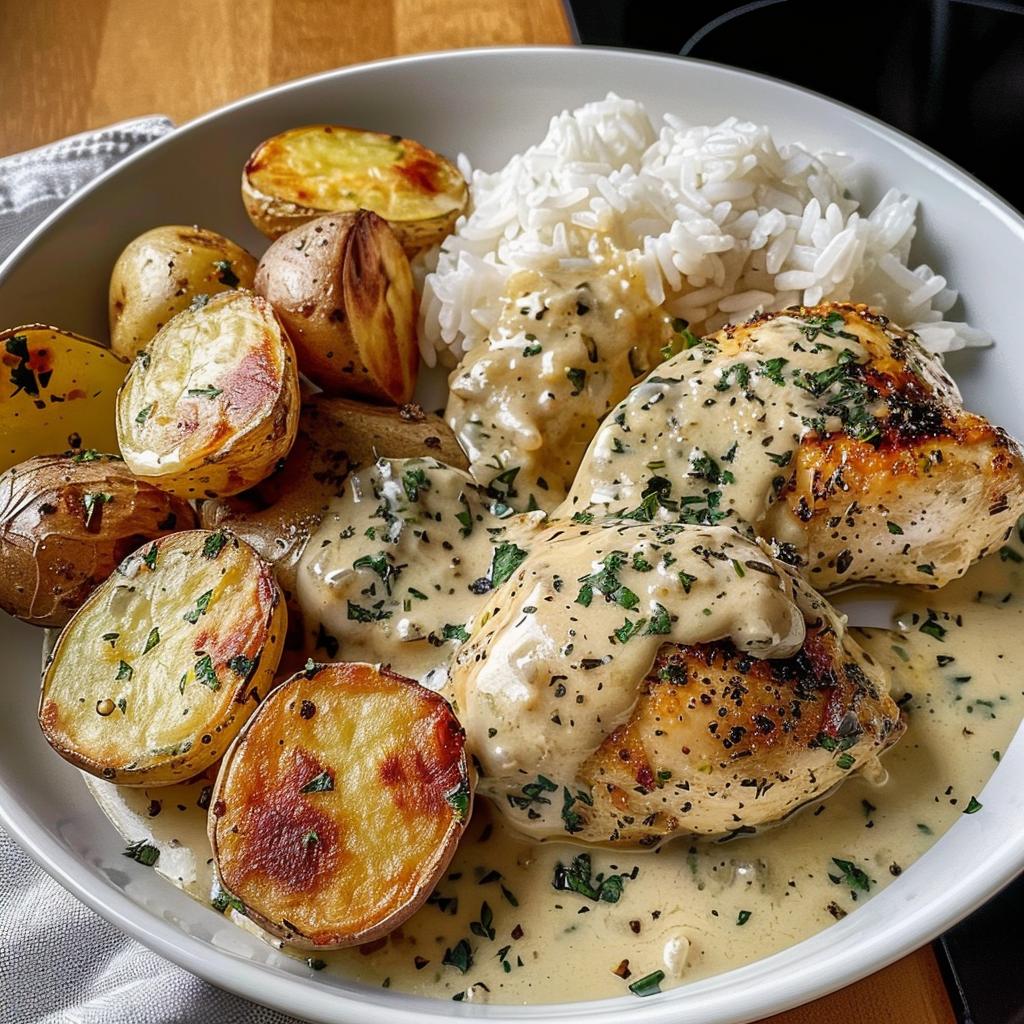35-Minute Creamy Herb Chicken That Melts Hearts