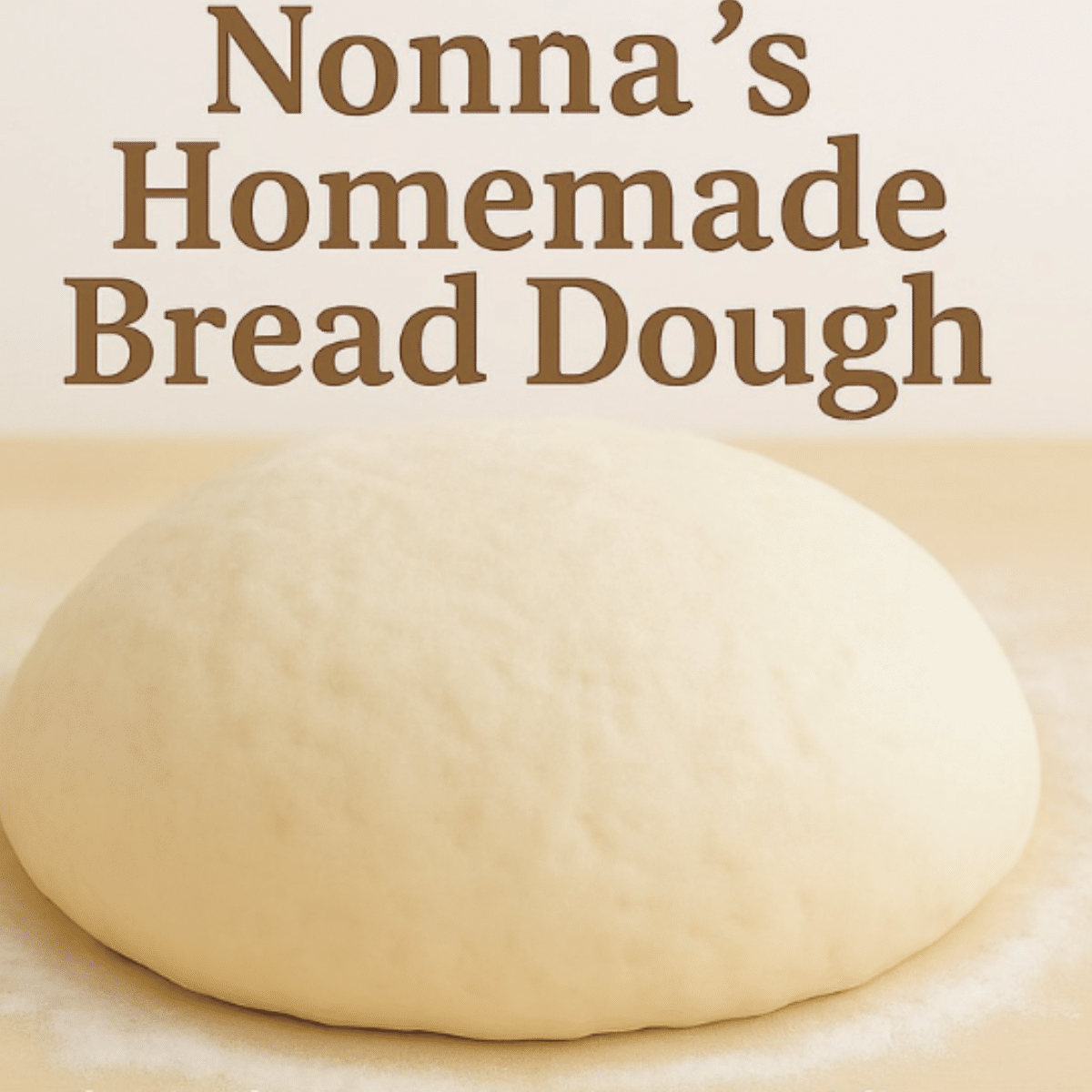 Nonna’s Homemade Bread Dough – Soft, Golden, and Made with Love