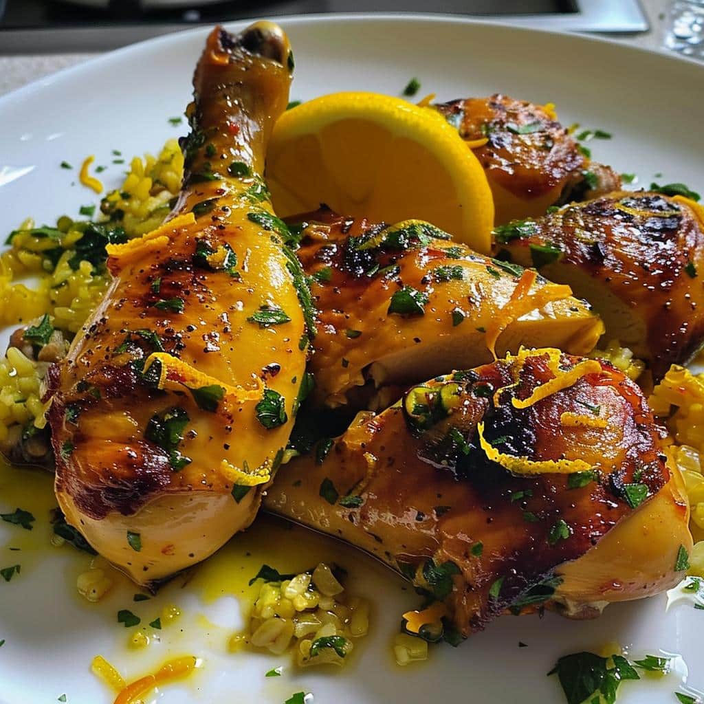 Magical 15-Minute Exotic Saffron and Citrus Infused Chicken