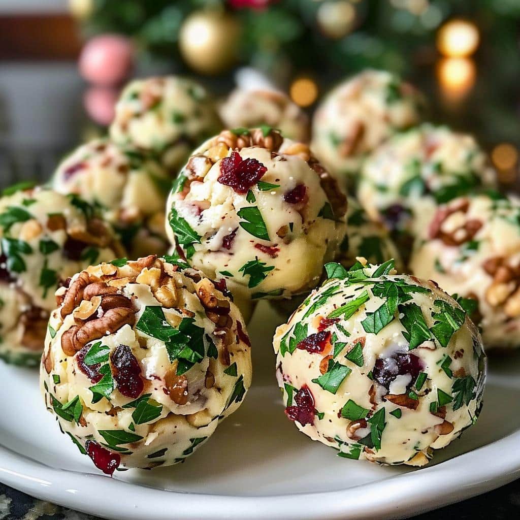 15-Minute Festive Cranberry Walnut Cheese Balls That Steal the Show
