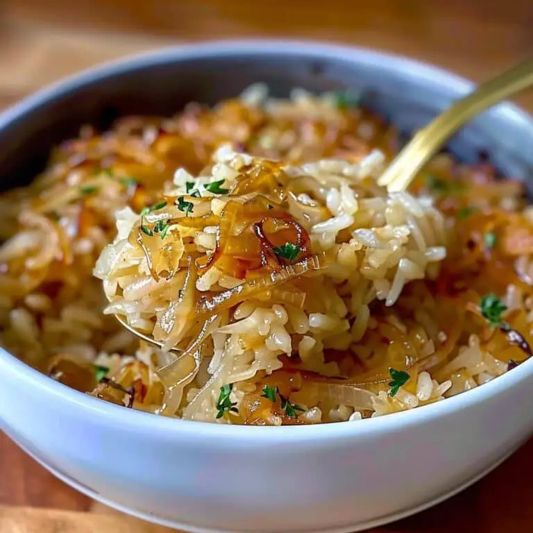 35-Minute French Onion Butter Rice Recipe - Irresistible Flavor