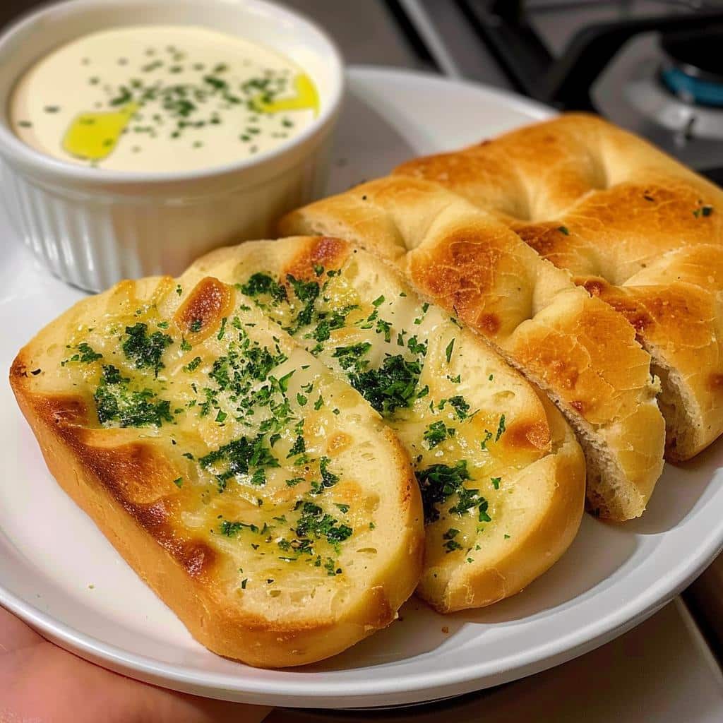 Irresistible Garlic Bread with Parsley in 15 Minutes