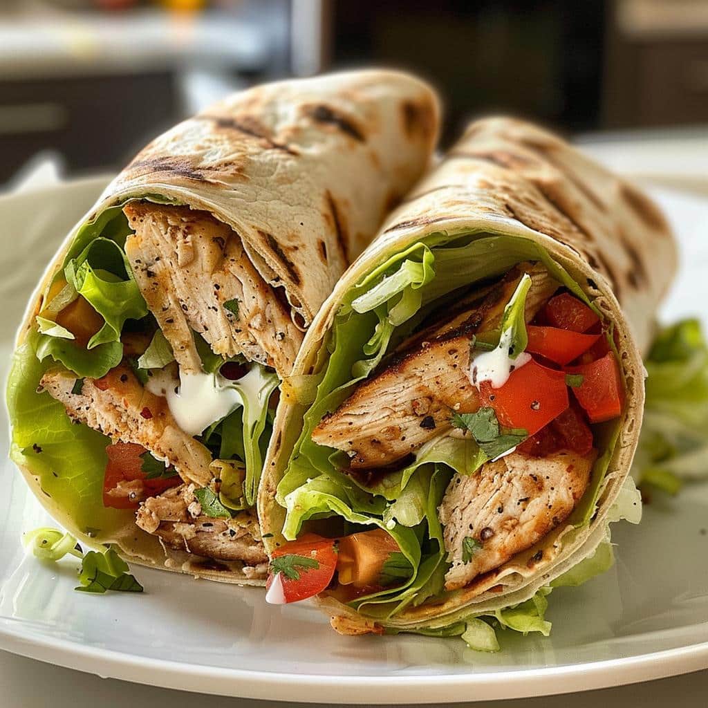 25-Minute Garlic Chicken Wraps That Wow Every Time