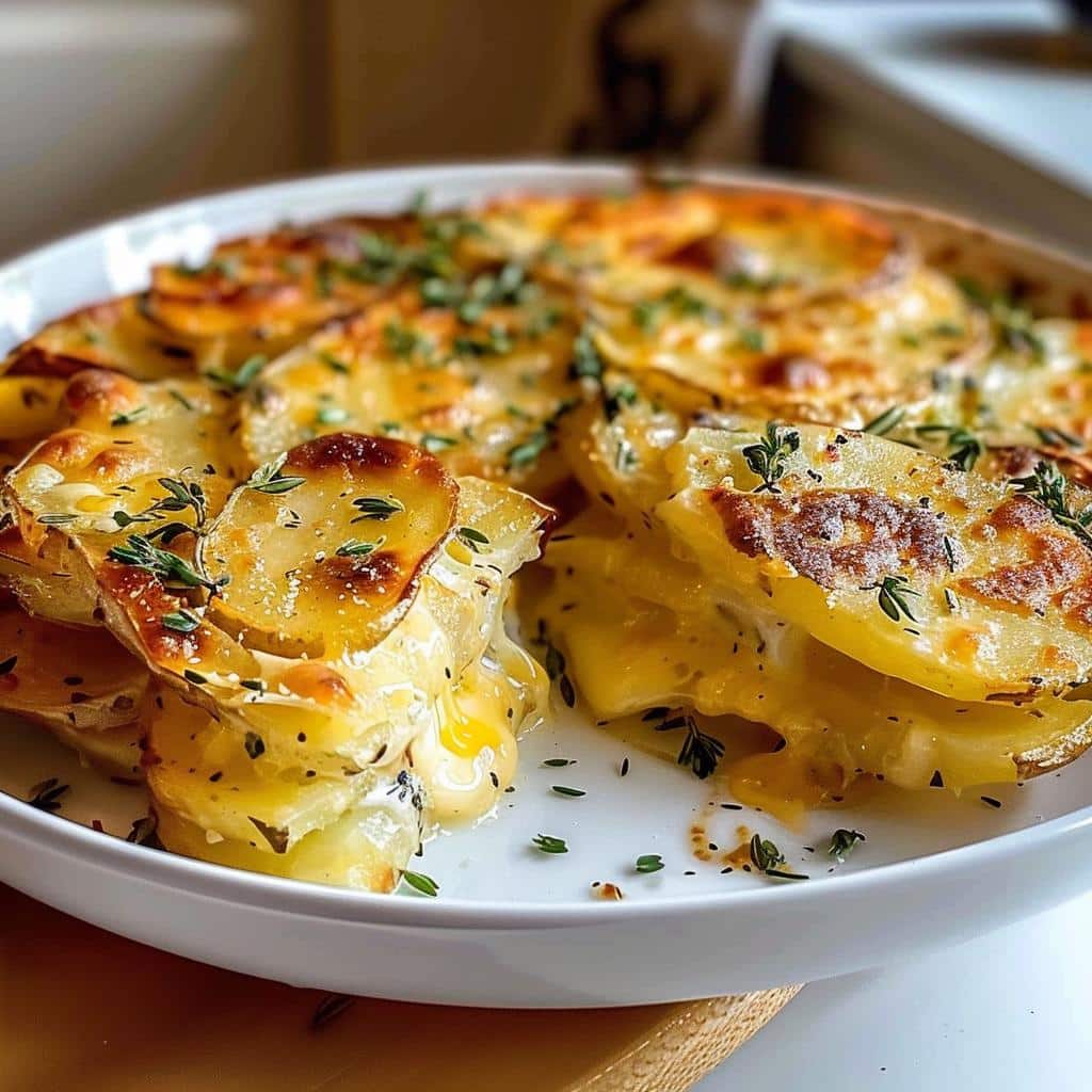 30-Minute Golden Cheese and Herb Potato Frika - Crunchy Perfection