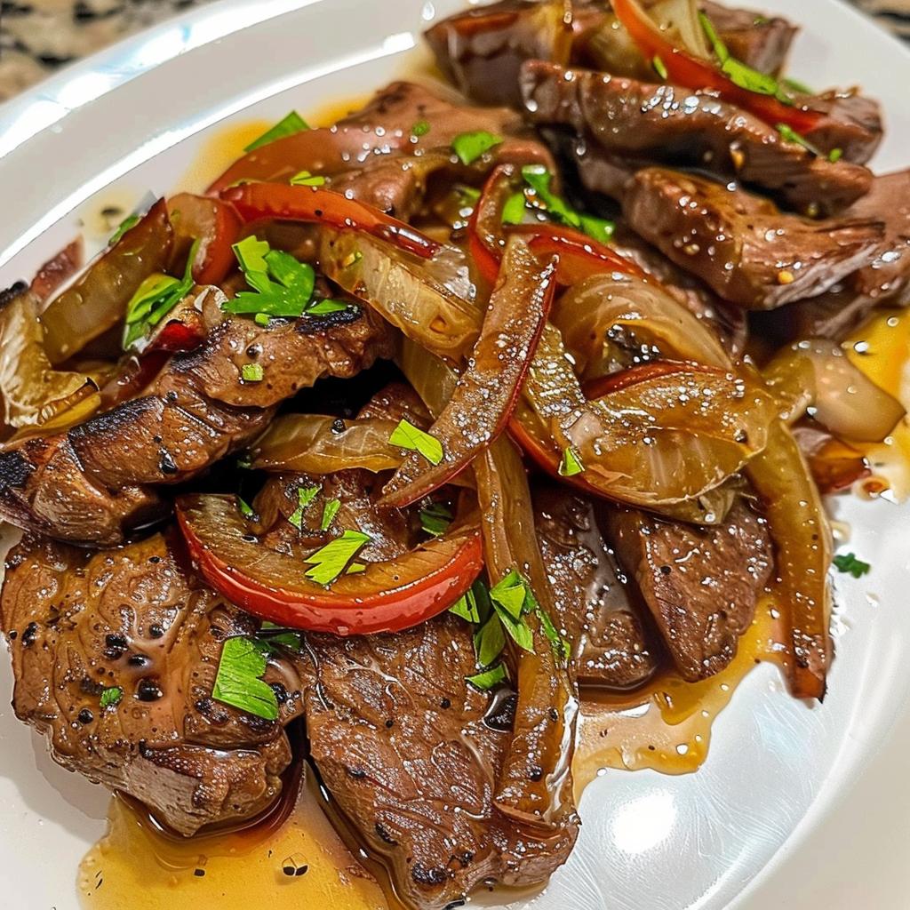 30-Minute Grilled Liver with Caramelized Onions - Irresistible Comfort
