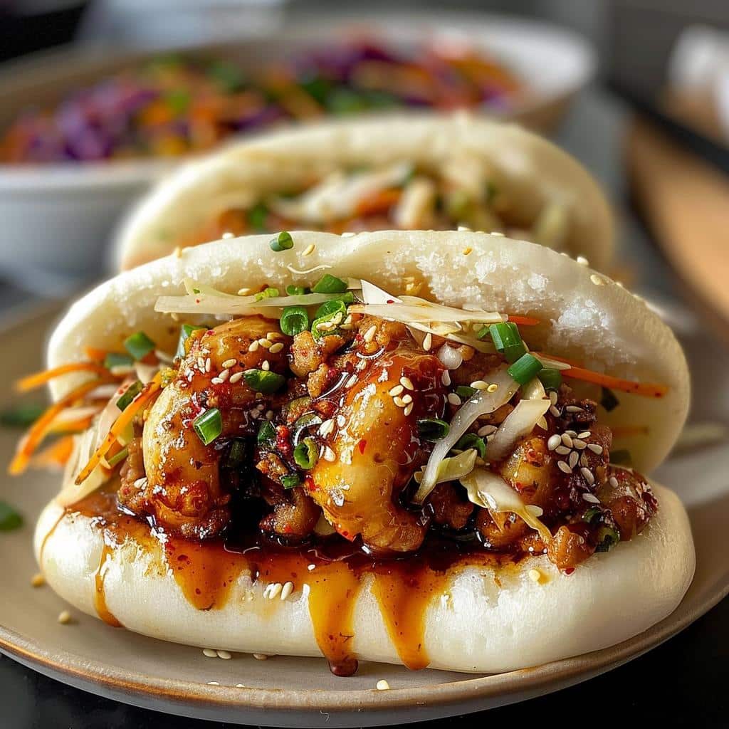 Spicy Korean Bao Recipe: 8 Fluffy Buns Packed with Flavor