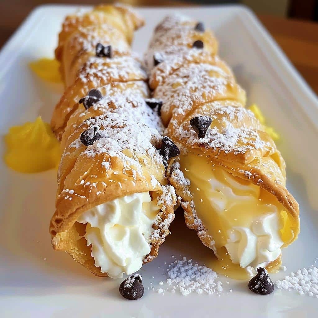 15-Minute Lemon Cannoli: A Zesty Dessert That Shines!