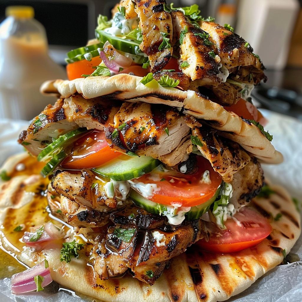 Amazing 30-Minute Mediterranean Chicken Gyro Recipe