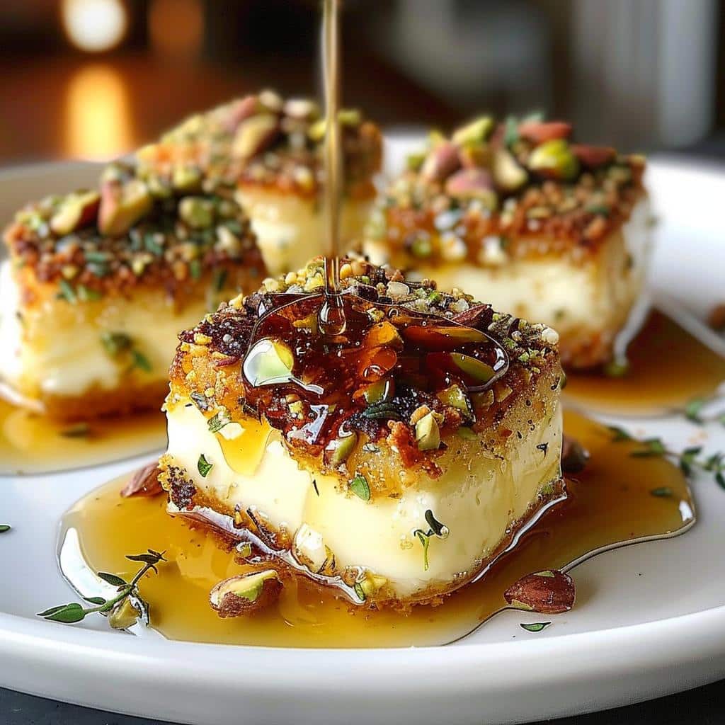 20-Minute Pistachio-Crusted Brie Bites - Irresistible & Easy