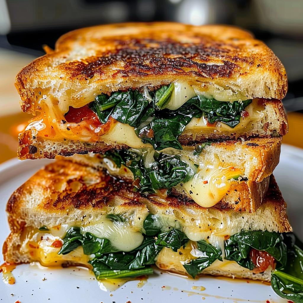 5-Star Spinach Grilled Cheese Recipe You’ll Crave