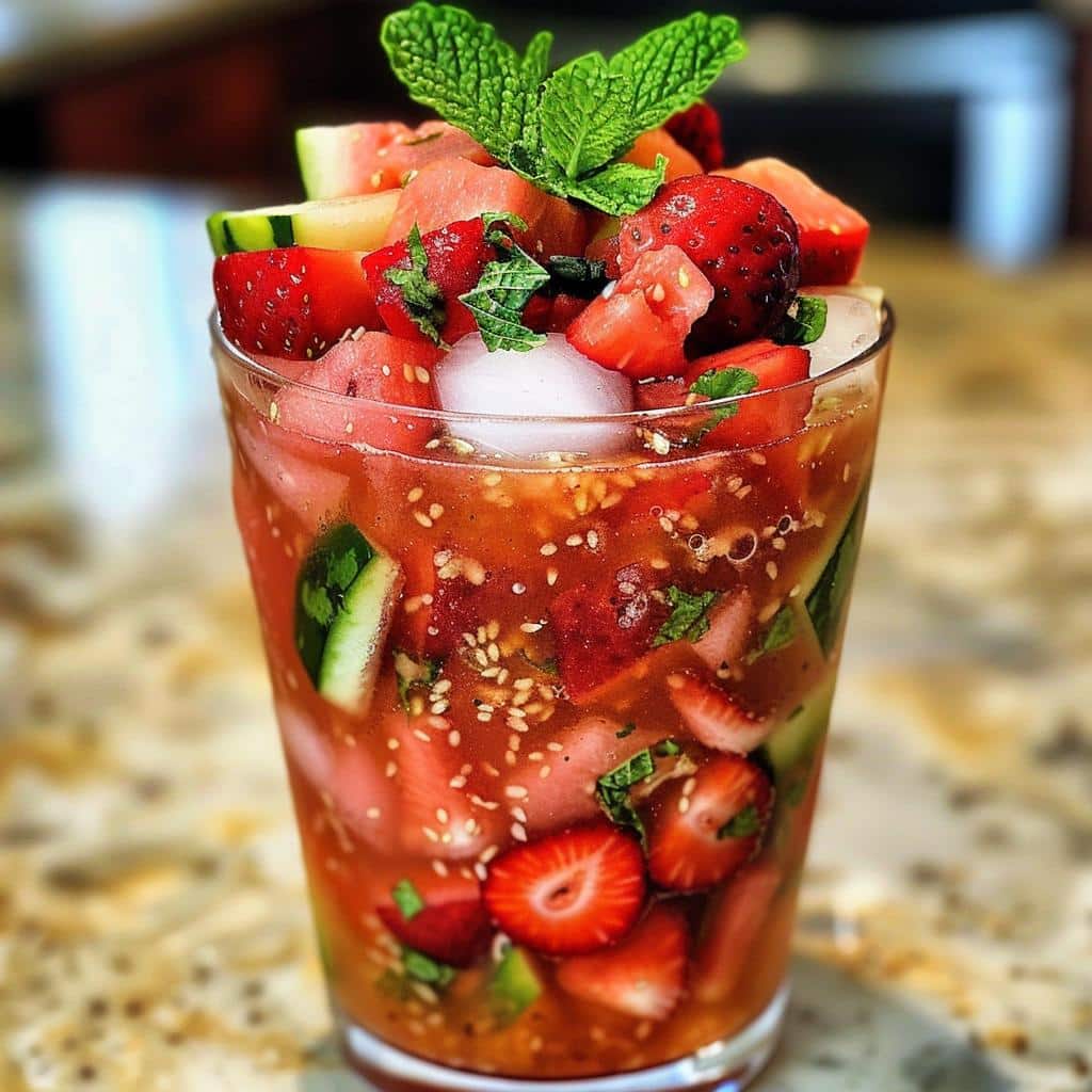 10-Minute Strawberry Watermelon Drink That Beats Summer Heat