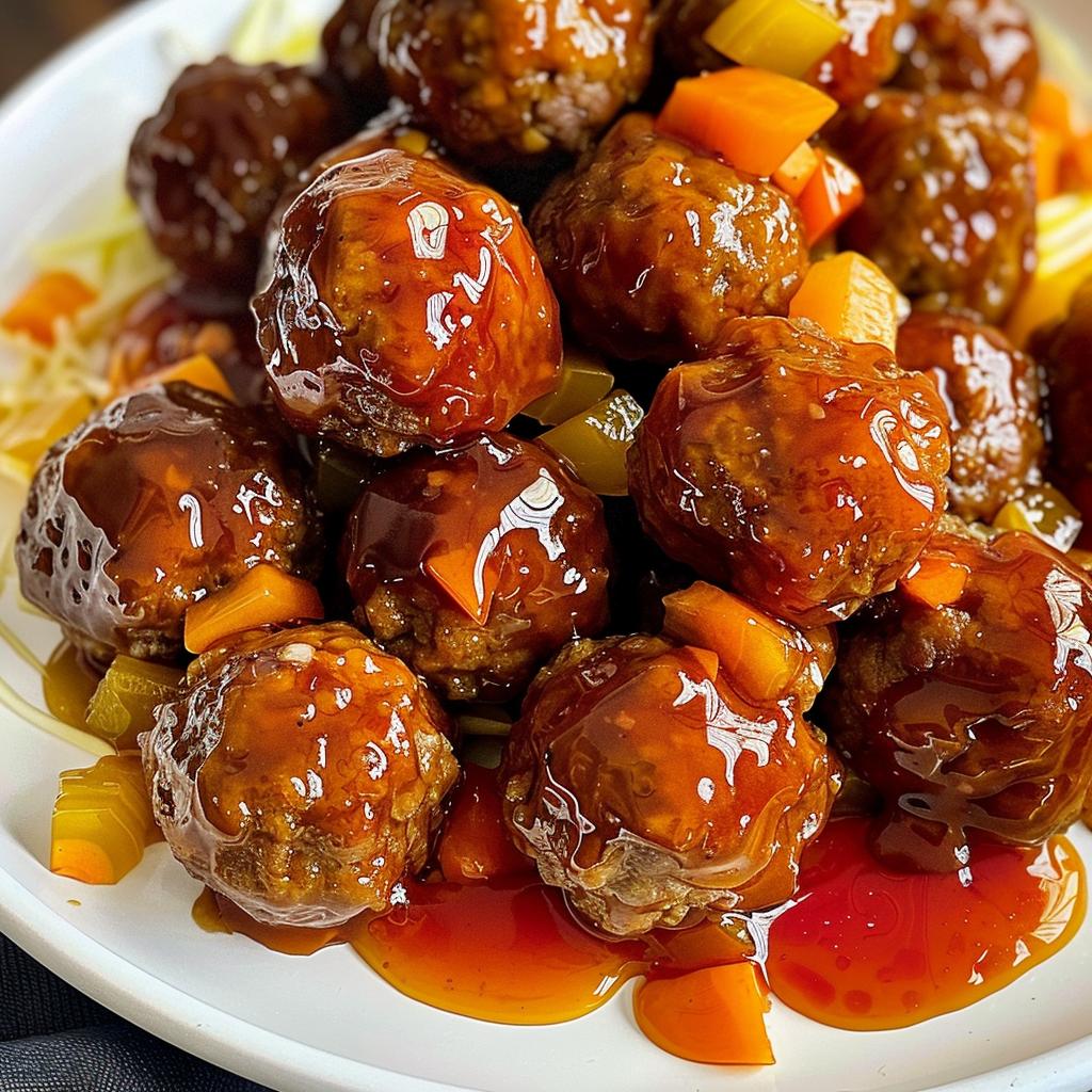 Irresistible Sweet Sour Meatballs in Just 40 Minutes