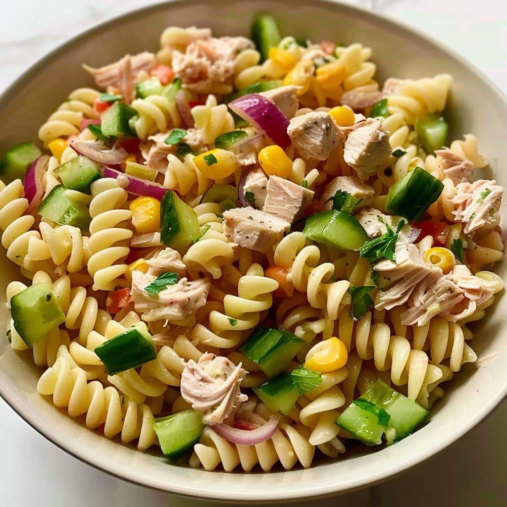 15-Minute Tuna Pasta Salad: Creamy Dreamy Perfection