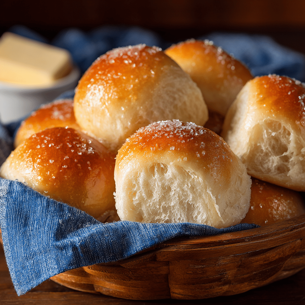 Fluffy Dinner Rolls – Soft, Buttery, and Perfectly Golden