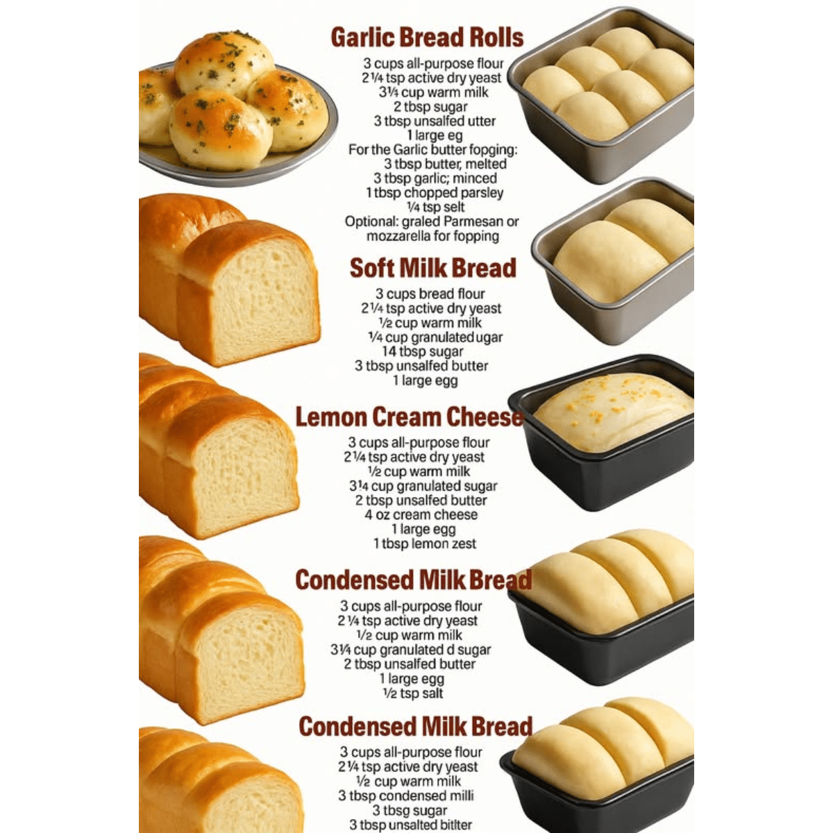The Ultimate Guide to Soft, Sweet, and Buttery Bread Recipes: Five ...
