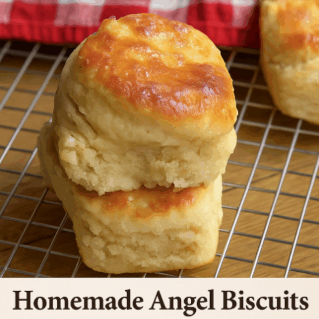 Homemade Angel Biscuits – Soft, Fluffy, and Perfectly Buttery
