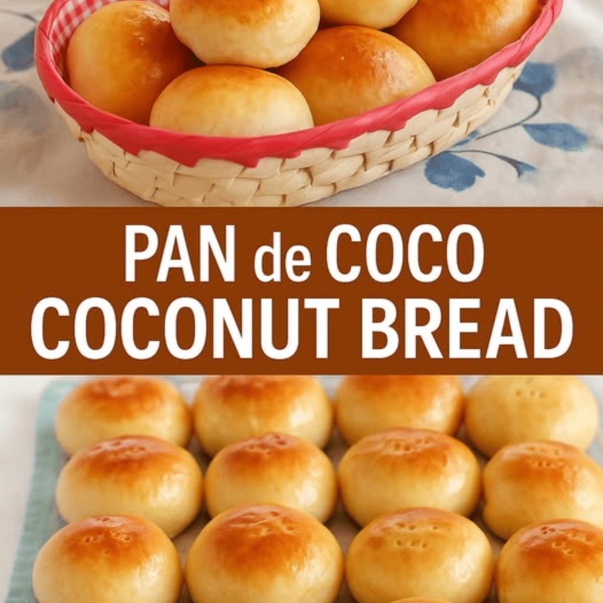 Pan de Coco: Soft Filipino Coconut Buns Filled with Sweetened Coconut