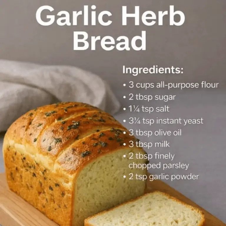 Garlic Herb Bread Recipe: A Complete 2000-Word Guide to Soft, Aromatic ...