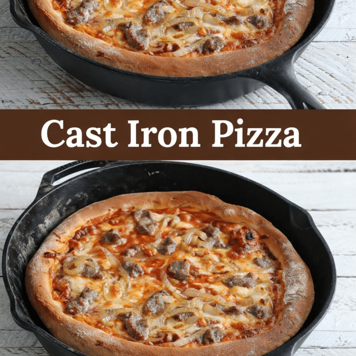 Cast Iron Pizza Recipe: Crispy Golden Crust with a Soft Center