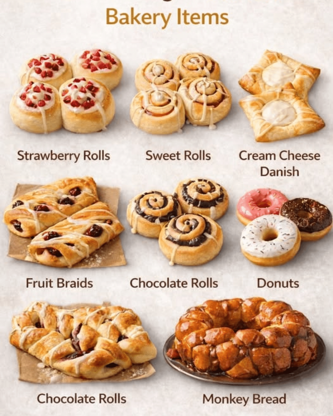 Sweet Bakery Base Dough (Used for 7 Different Recipes)