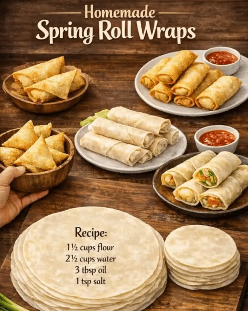Perfect Homemade Spring Roll Wraps for Iftar Snacks