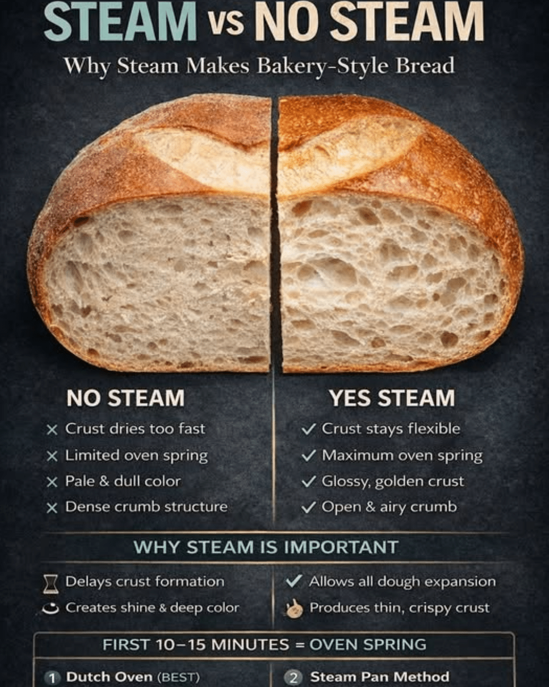 The Power of Steam in Bread Baking
