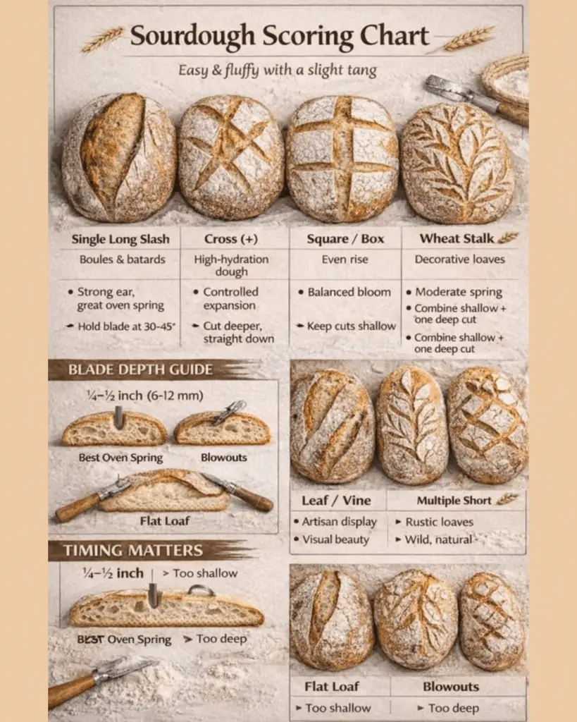 Artisan Sourdough Bread – Complete Scoring Guide for a Beautiful Loaf
